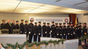 Bayonne Police Department swears in 16 new officers at City Hall ...