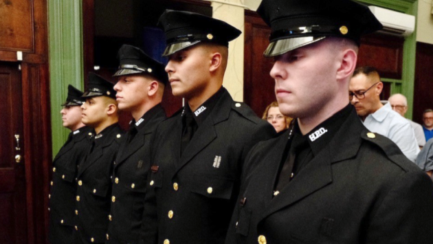 Hoboken Police Department swears in 5 new recruits at City Hall ...