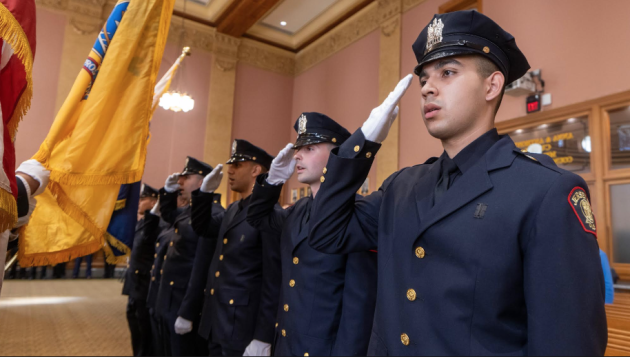 Jersey City Police Department swears in six new officers at City Hall ...