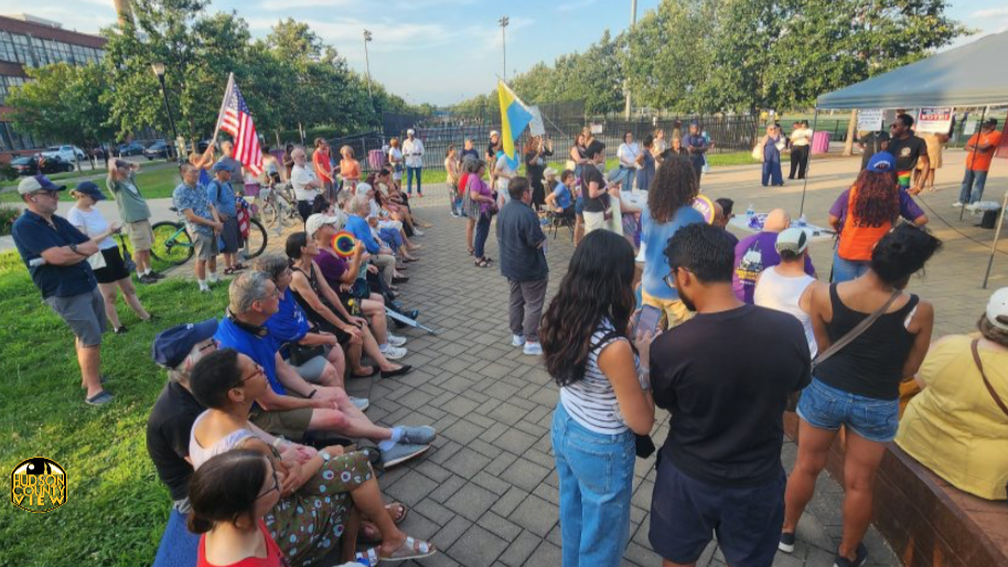 Honoring John Lewis, 'Good Trouble' protest against Trump held in ...