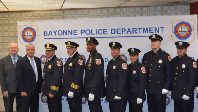 Bayonne PD swears in Scerbo as chief; promoted 1 deputy chief & 6 ...