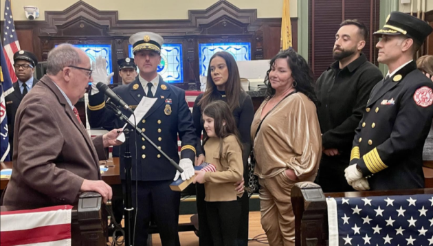 Hoboken promotes 5 police officers & 2 firefighters; 3 new firefighters ...