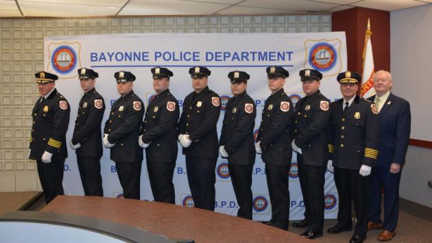 Bayonne holds swearing in ceremony for 14 new police officers at City ...