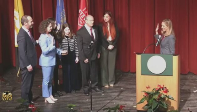 Jabbour sworn in as 40th Mayor of Hoboken by Sherrill at Stevens ...