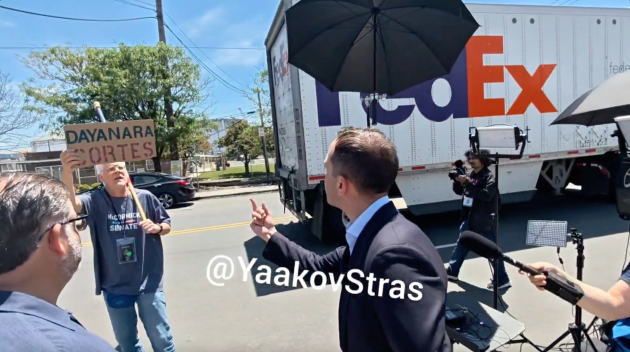 Menendez goes off on Delaney Hall heckler, says f*** you & gives him ...